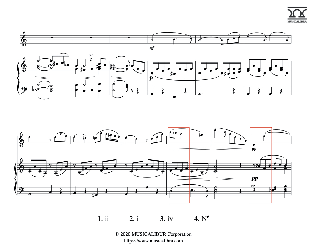 Music Theory Quiz 4. Harmonic Analysis - Neapolitan 6th Chord : BLOG