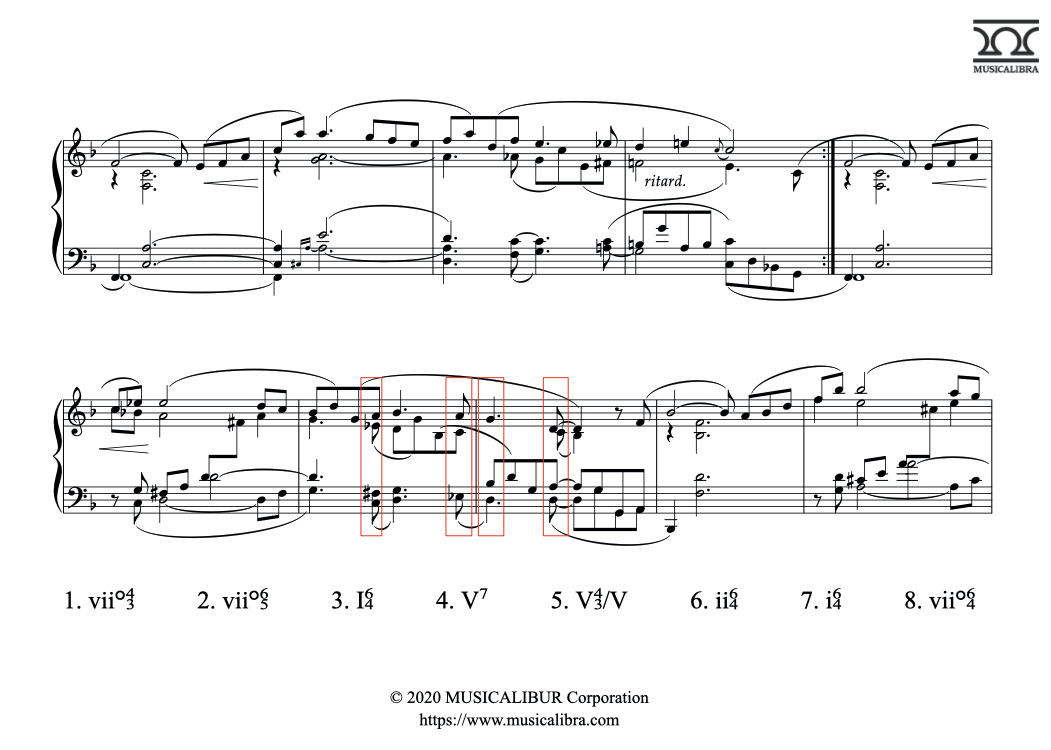 Music Theory Quiz 18. Harmonic Analysis - Chord Progression : BLOG