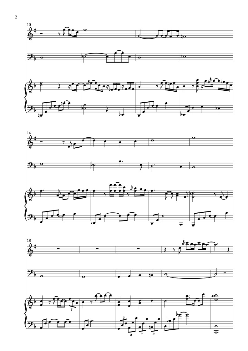 [TRIO SHEET MUSIC] Feels So Good - Bb Trumpet, Cello and Piano Chamber ...