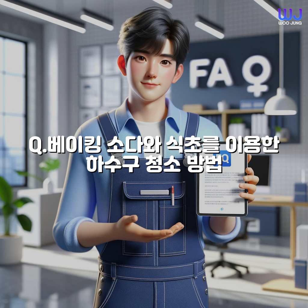 베이킹 소다와 식초를 이용한 하수구 청소 방법 - 우아한정리, 우정 FAQ : 자주묻는질문 답변 FAQ - 폐기물처리비용, 쓰레기집청소비용, 정리수납비용, 유품정리 비용
