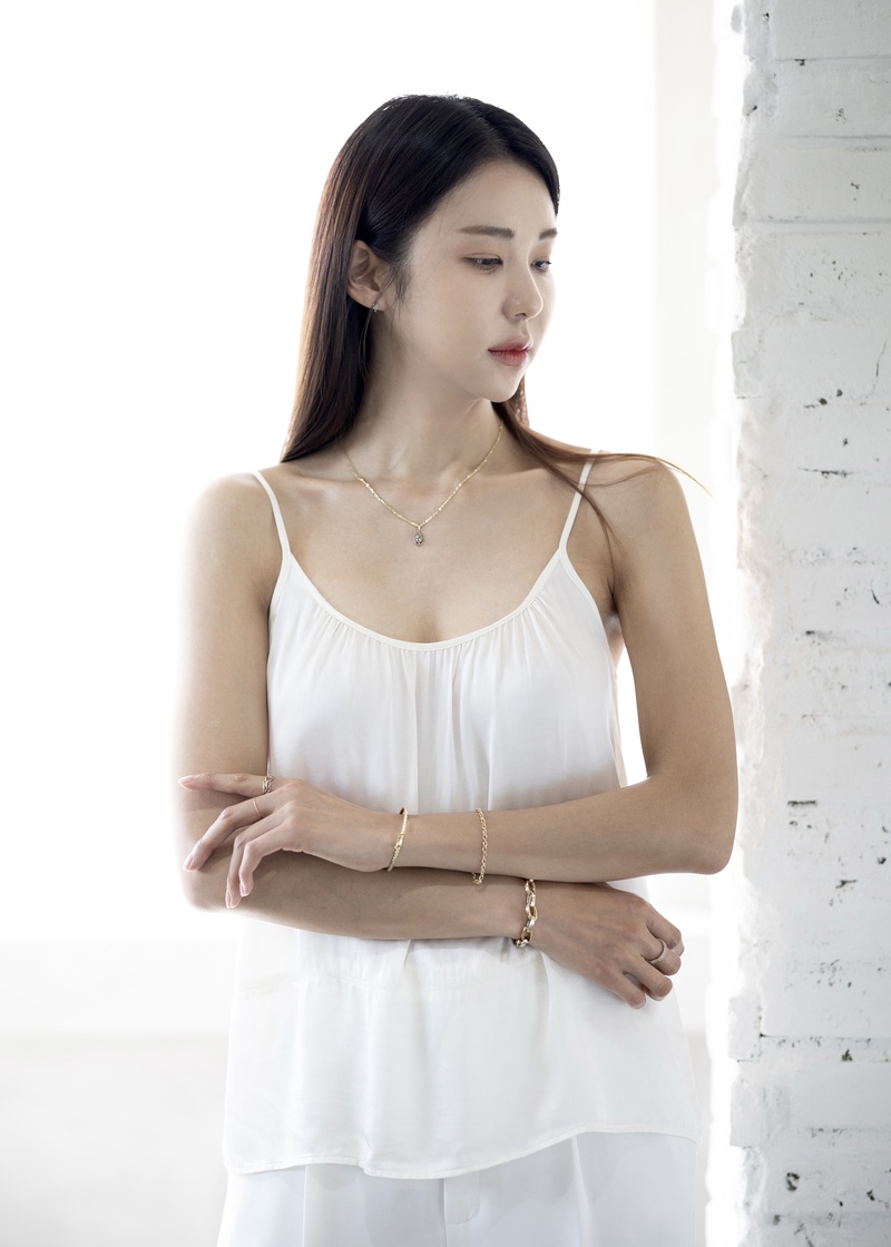 델비 트위스트 체인목걸이 0.7 : 에일린샵 Aileen Shop