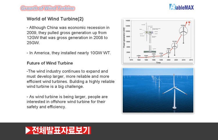 2010 AIMM 국제학회 풍력발전관련 발표 내용 : ableMAX