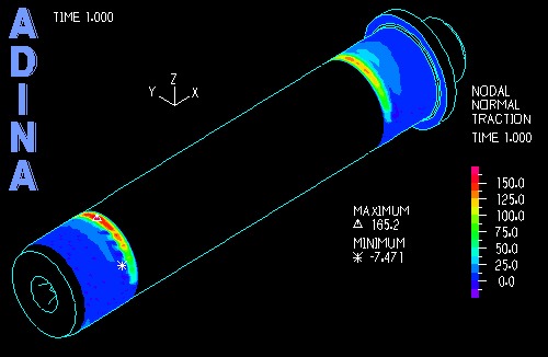 ADINA의 새로운 contact option : ableMAX