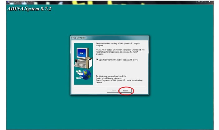 [ADINA] 설치가이드 (Node-locked License 설치) : ableMAX