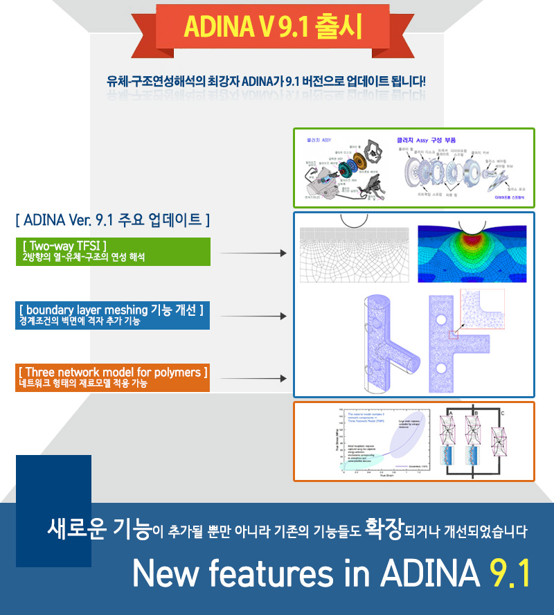 ADINA 9.1버전 출시 : ableMAX