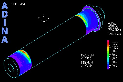 ADINA의 새로운 contact option : ableMAX