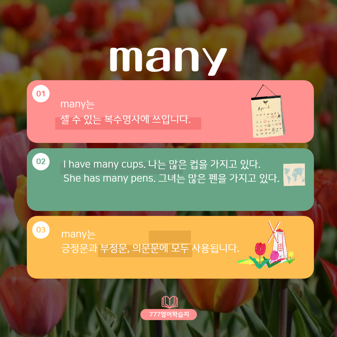 기초영문법] 'a lot of/ many / much' 구분하기 : 영어공부 블로그