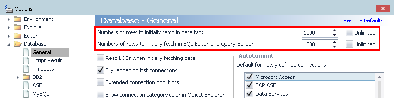 [Toad Data Point] 데이터를 표시 건 수(Fetch Rows) 설정 : 토드 활용 TIP | 토드 커뮤니티 ...