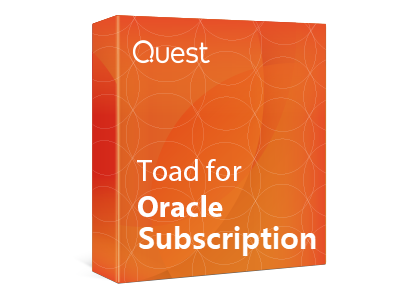 Toad for Oracle Subscription| 토드 커뮤니티 | Toad Community
