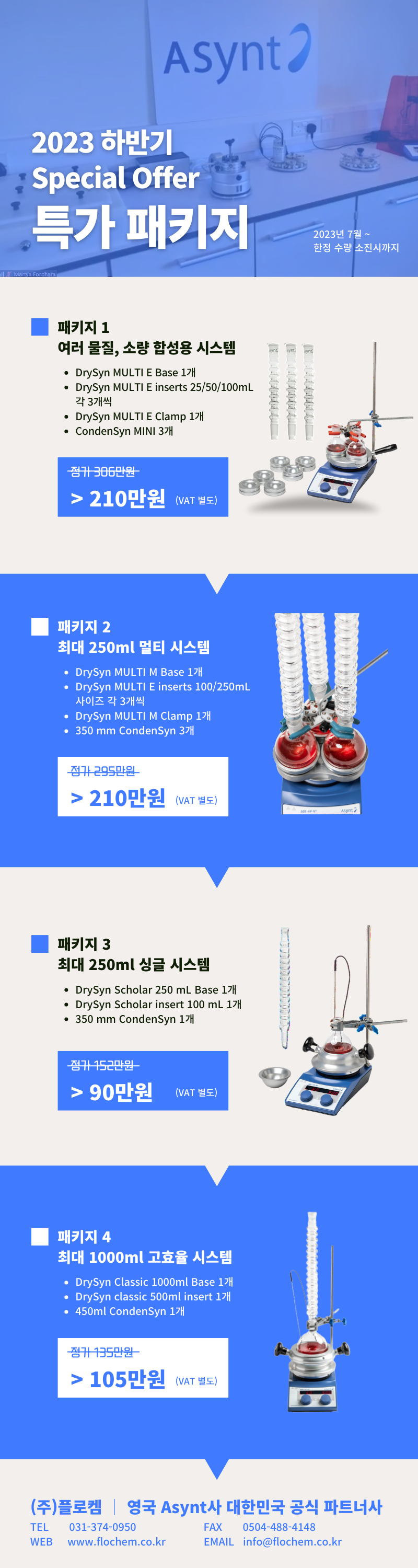 [이벤트] 영국 Asynt사 히팅블럭 & 에어컨덴서 패키지 특가 행사 : (주)플로켐│FLOCHEM