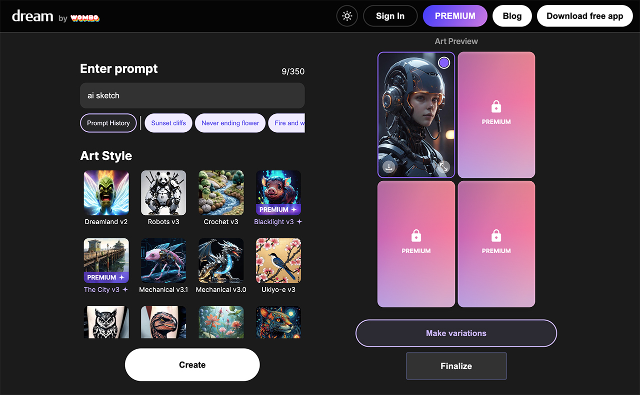무료로 AI 이미지 만들기 (AI 추천 웹사이트 및 디자인 결과물) : 디자인팁