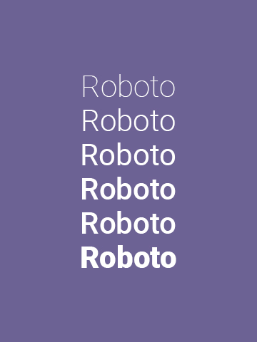 Roboto : 디자인 자료