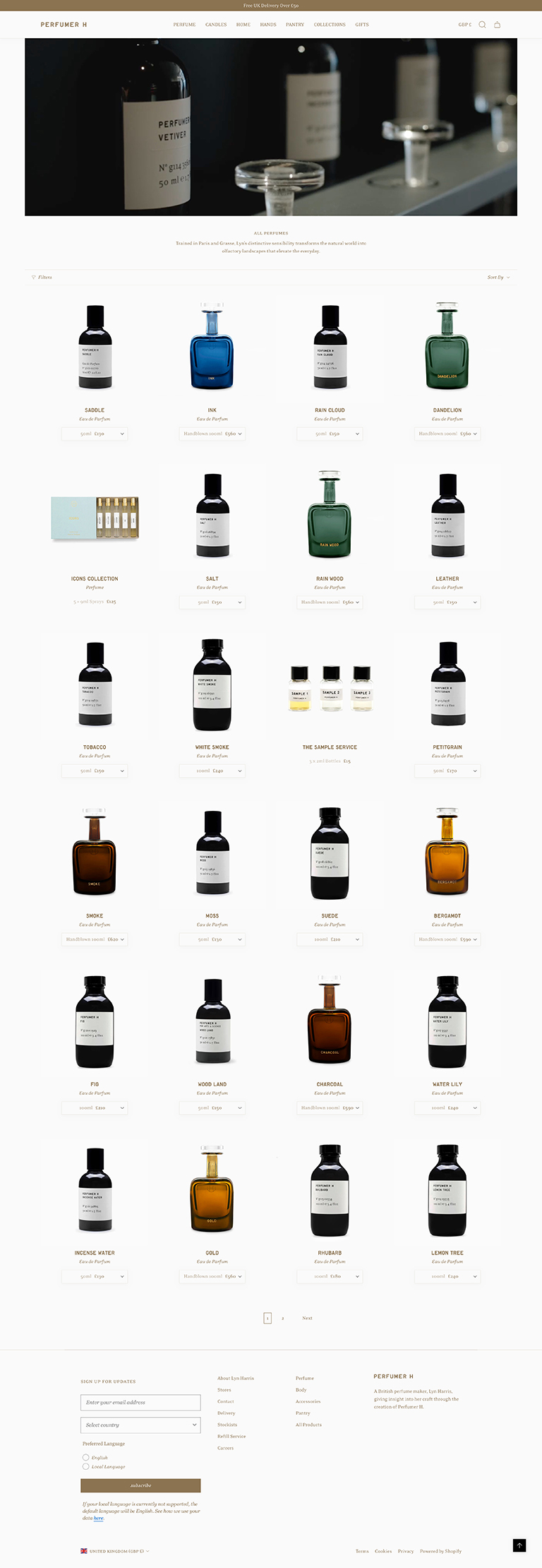 Perfumer H : 디자인 갤러리
