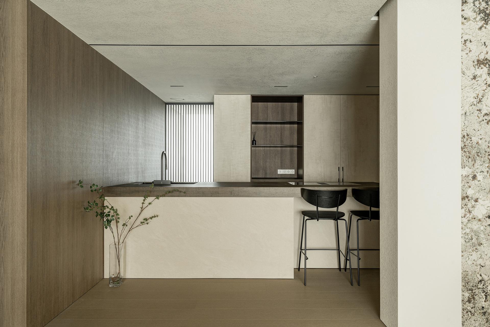 MOOD MOMENT 제작 주방 - 세라믹 아일랜드 적용 사례 : MADE IN SPAIN : 프리미엄 세라믹 슬랩 이날코 ...