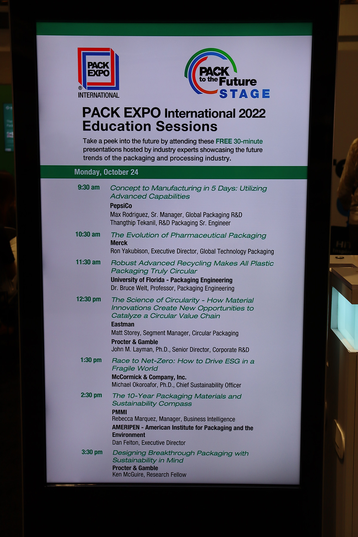 PACK EXPO 2022 : 패키징 전시회