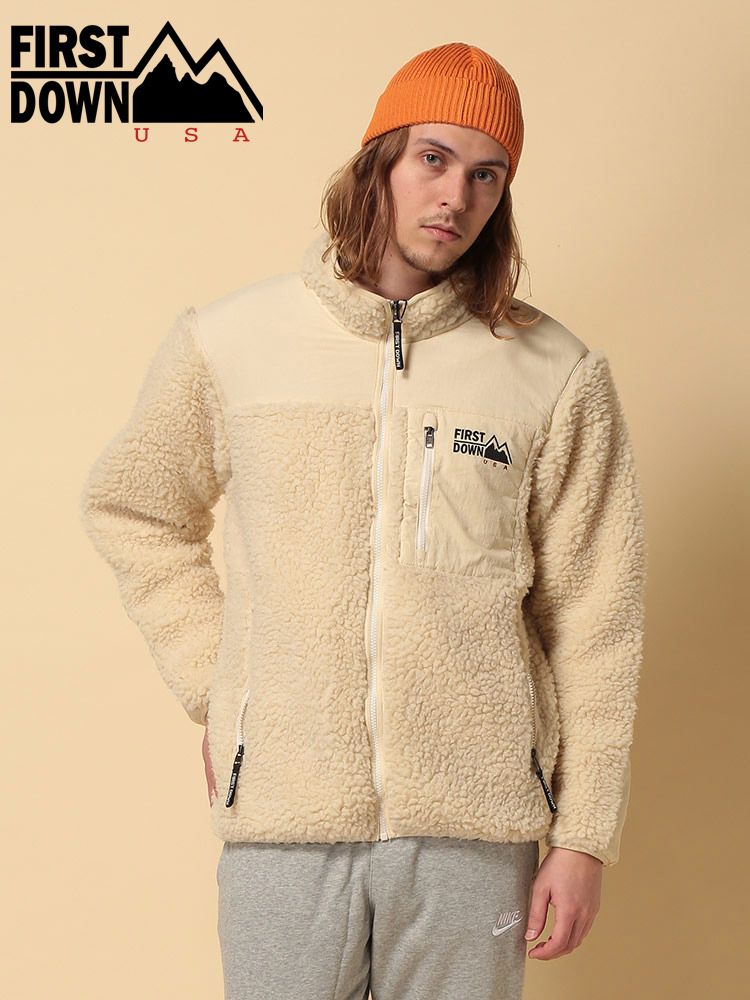 FIRST DOWN fleece jacket : RAG STORE