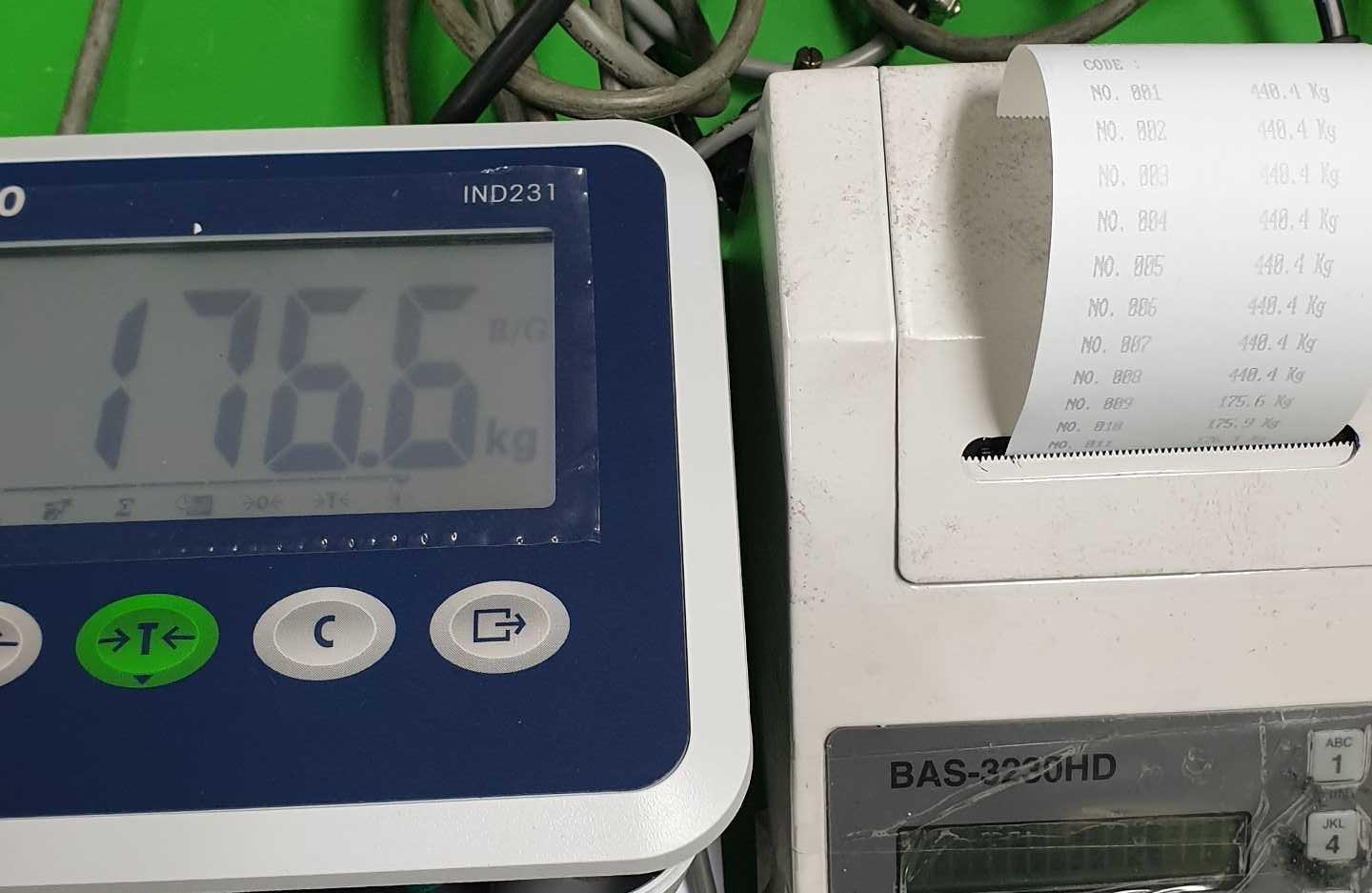 서울 M사 METTLER TOLEDO IND231 INDICATOR BAS-3230HD 프린터 연결 건 : 바소엔지니어링(주)