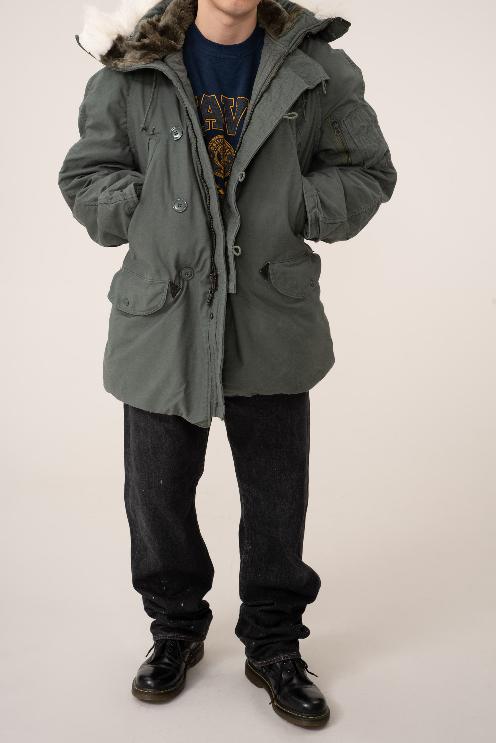 [100-105] Air Force N3B Extreme Cold Weather Parka 80s GREENBRIER No. 5248 : 월드피스 다이어트