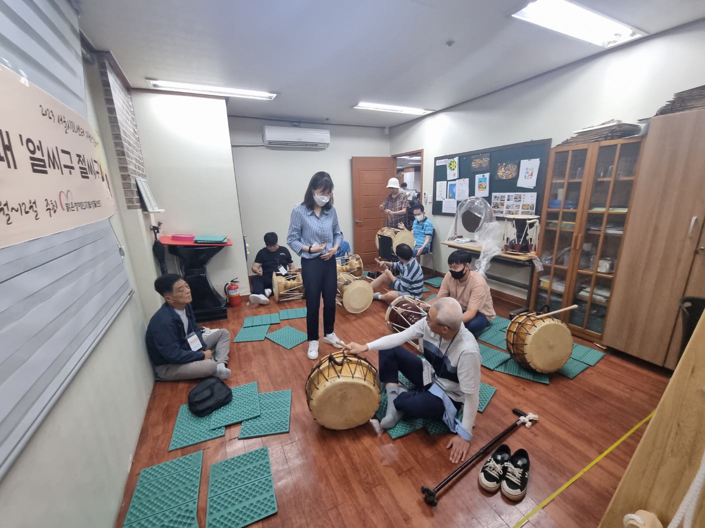 사물놀이패 얼씨구 절씨구 1회차 진행 230711(화) 10:00~12:00 : 행복사진관