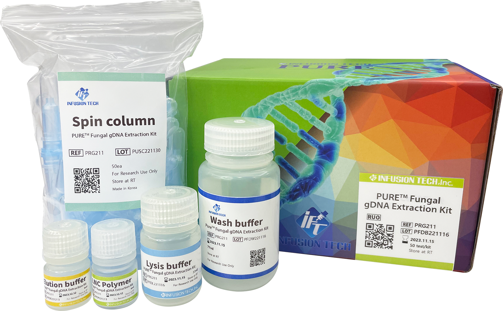 PURE™ Fungal gDNA Extraction Kit (Aspergillus sp., Mucor sp., Rhizopus ...