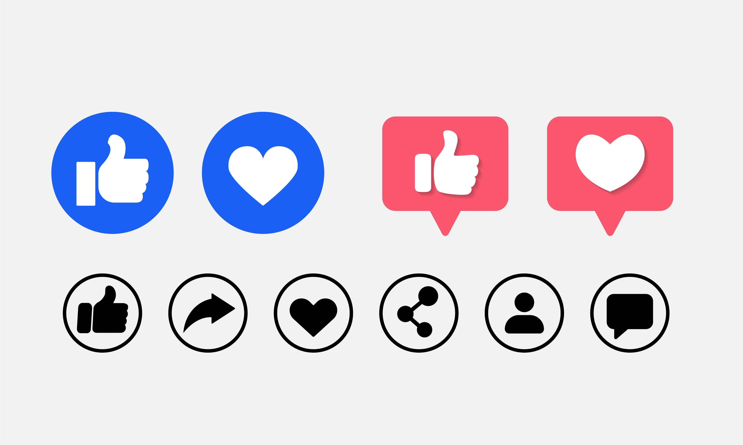 좋아요 아이콘 PNG AI 파일 다운로드 : 깔끔한 PPT 템플릿 - 디자인치트키