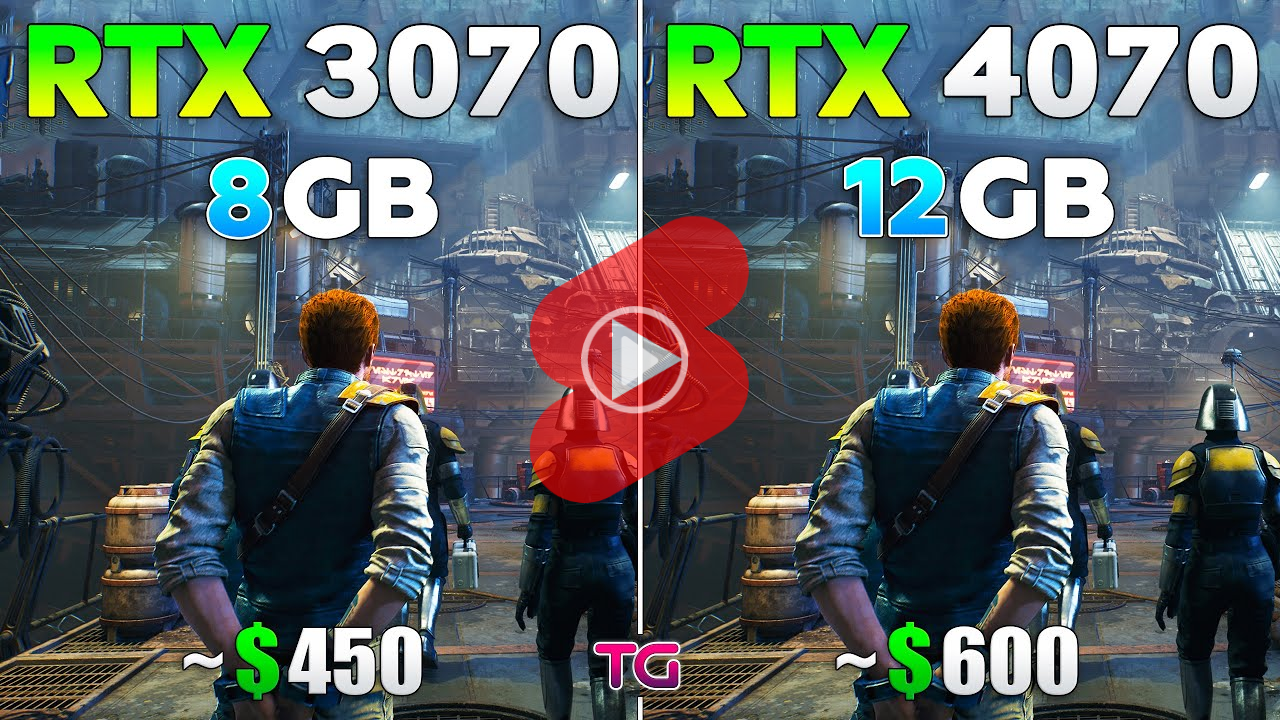엔비디아 RTX 3070 vs RTX 4070 게임 성능 비교 - QHD 해상도 : PC 주요 부품 성능 확인과 비교