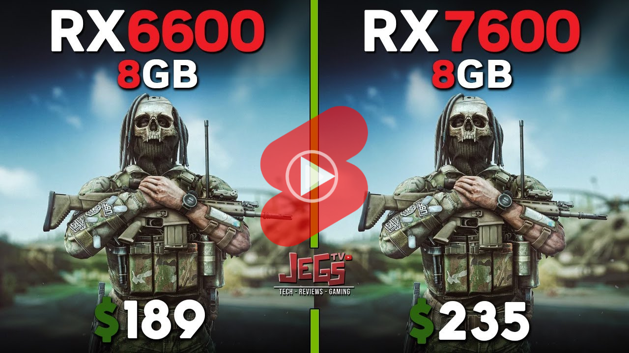 AMD 라데온 RX 6600 vs RX 7600 그래픽카드 게임 성능 비교-FHD,QHD 해상도 : PC 주요 부품 성능 확인과 비교