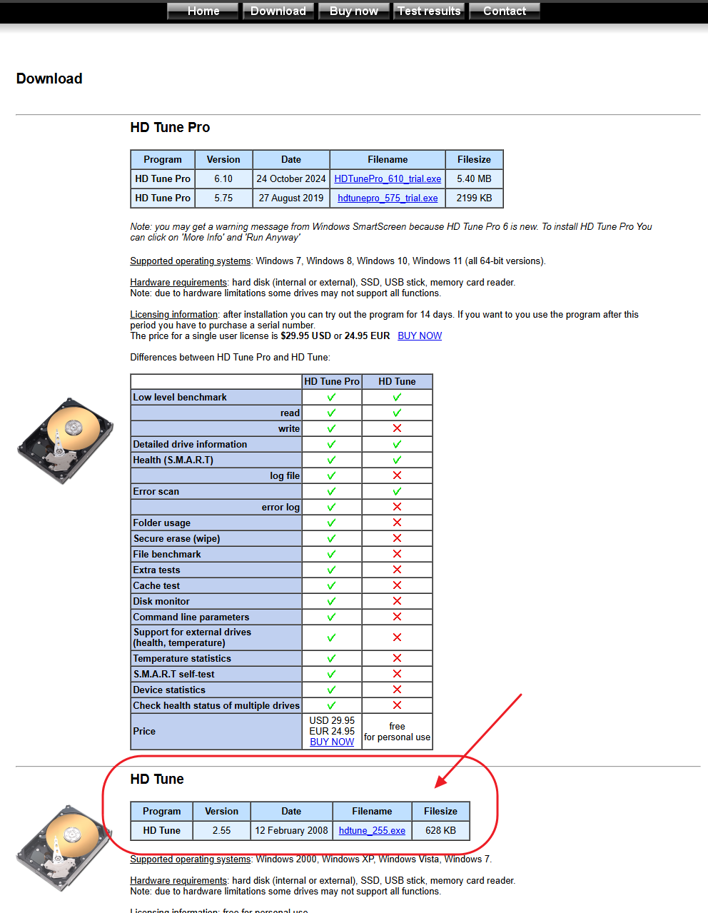 [SSD/HDD] HD Tune: 저장 장치 상태 확인과 성능 진단도 가능한 프로그램 : PC 주요 부품과 노트북 제조사의 AS ...