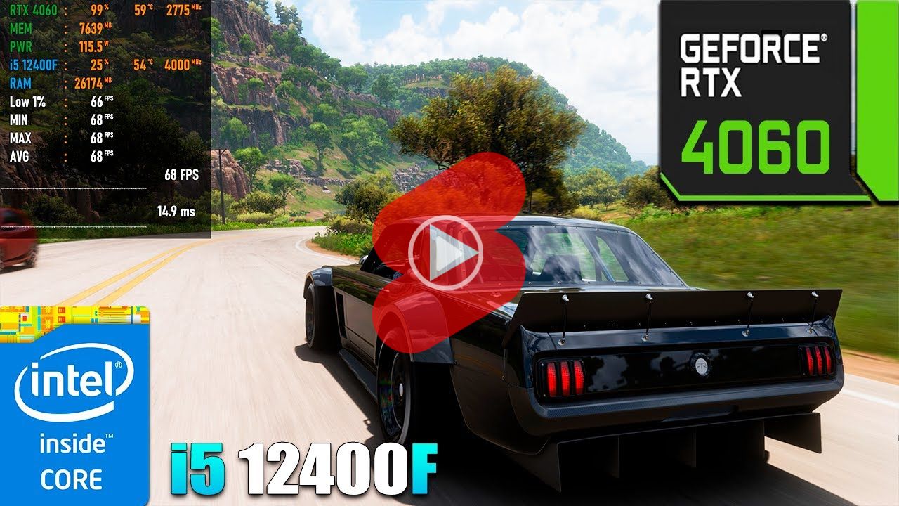 엔비디아 RTX 4060 그래픽카드 1440p/1080p 해상도에서 게임 성능 테스트 : PC 주요 부품 성능 확인과 비교