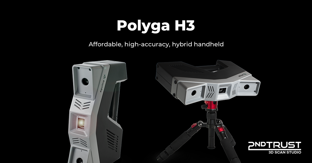 세컨트러스트 ㅣ 2ndTrust ㅣ 정밀형 핸드헬드 3D스캐너 ㅣ Polyga H3