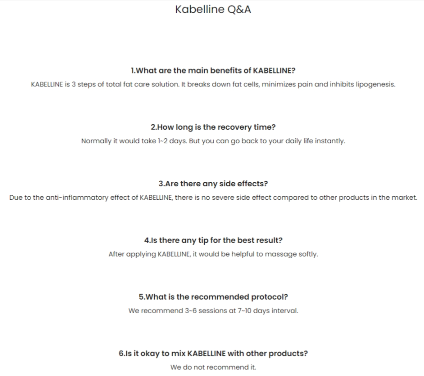 Kabelline : Medi-Fella Shop