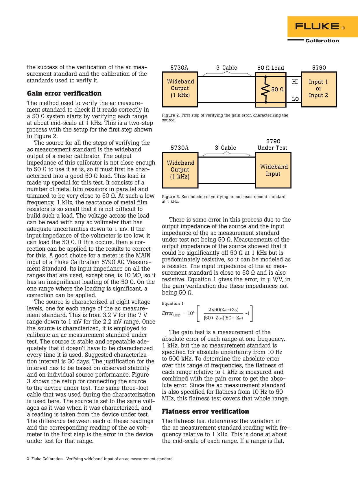 FLUKE 5790B AC 측정 표준 : 지니어스인더스트리 - 대한민국 No.1 산업장비 공급채널