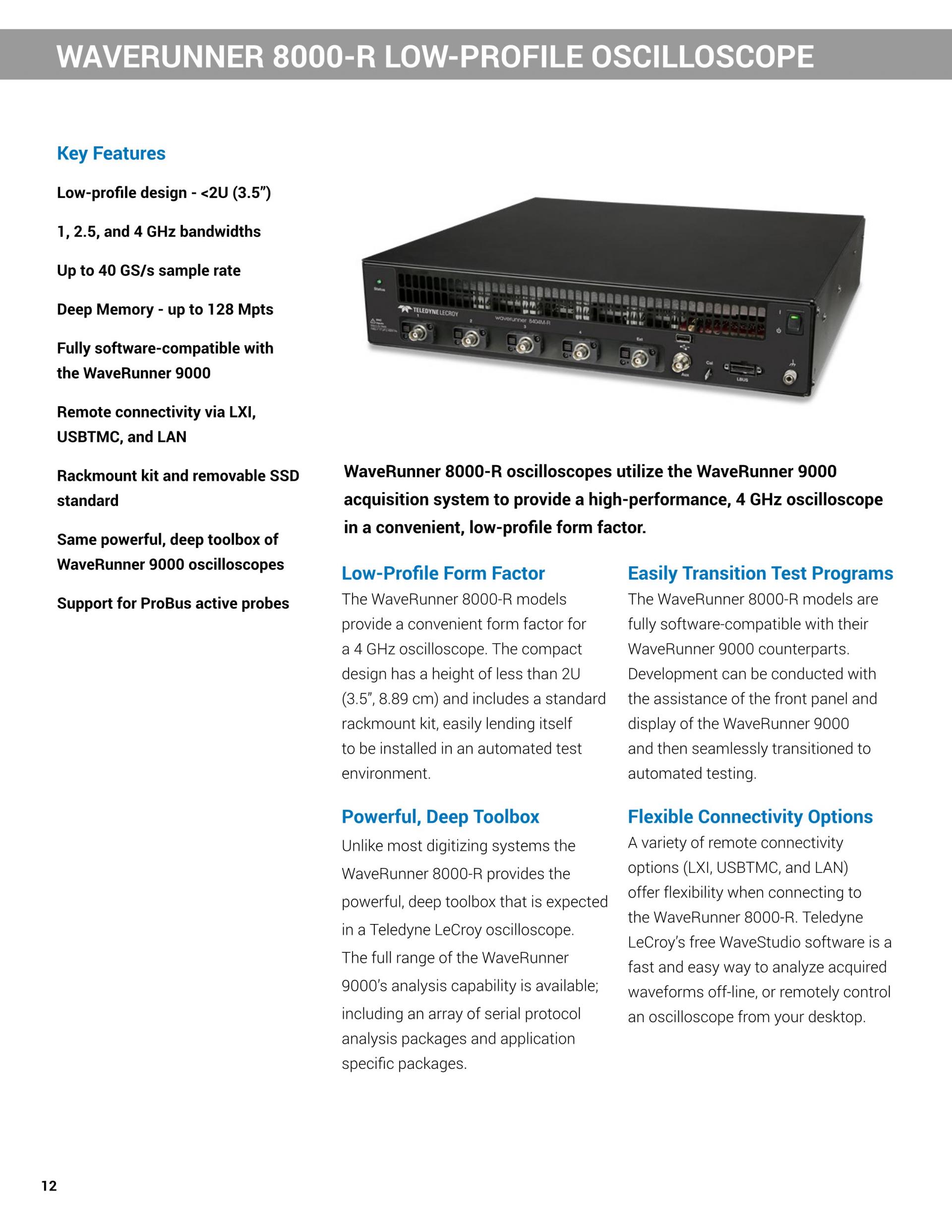 LECROY WAVERUNNER 9000 오실로스코프 : 지니어스인더스트리 - 대한민국 No.1 산업장비 공급채널