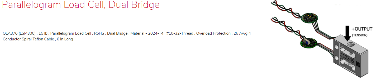 FUTEK QLA376 Parallelogram Load Cell, Dual Bridge : 지니어스인더스트리 - 대한민국 No ...