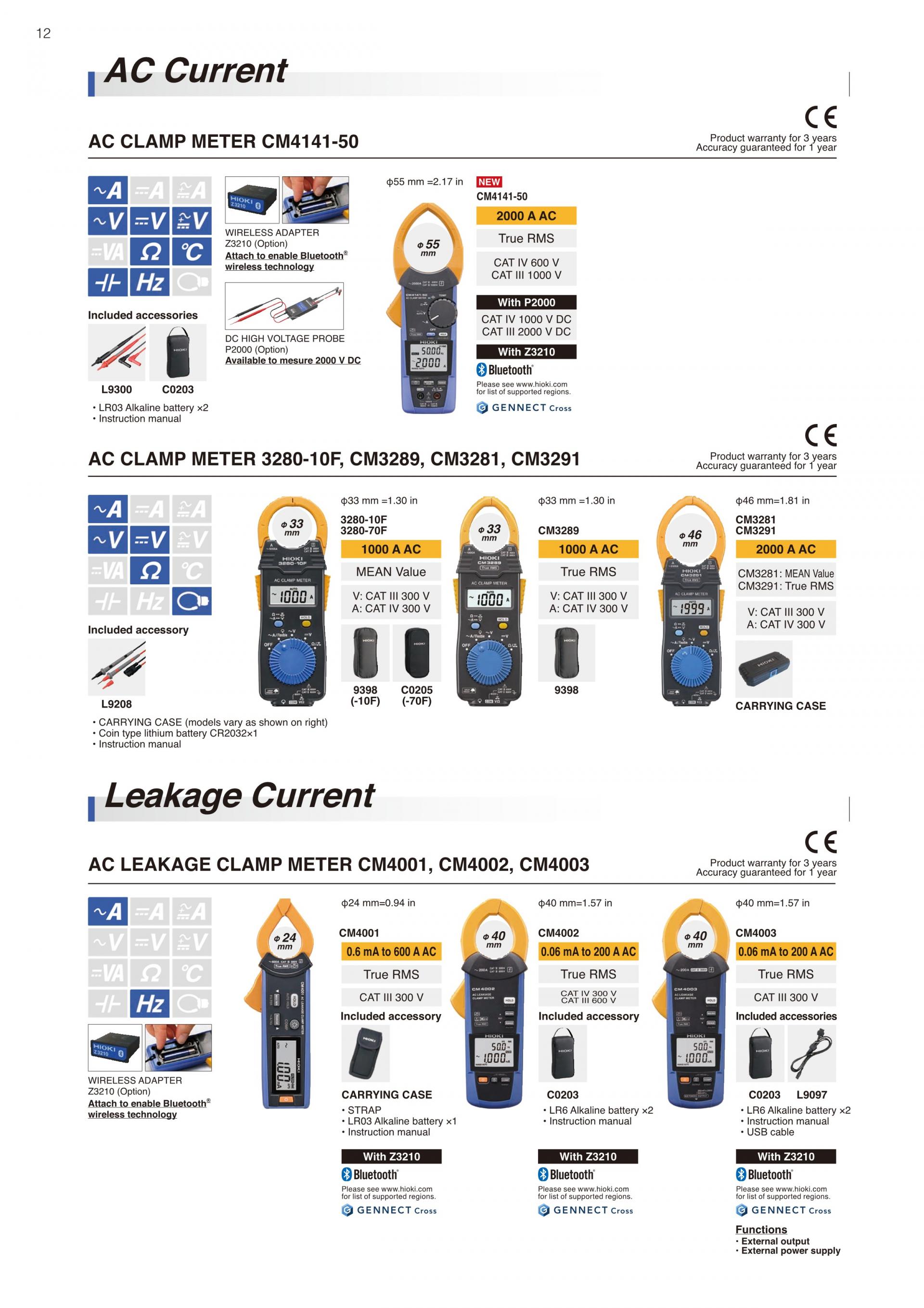 HIOKI CM4376 AC/DC 클램프 미터 (Bluetooth® 무선기술탑재) : 지니어스인더스트리 - 대한민국 No.1 ...