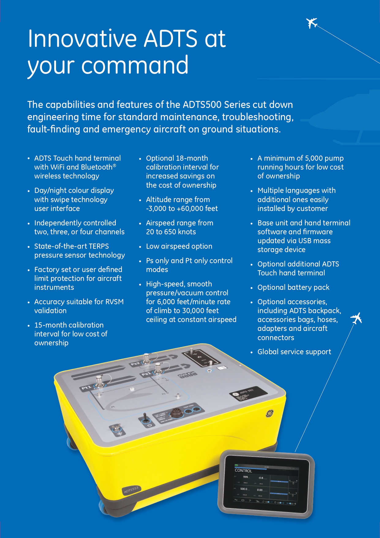 DRUCK ADTS553F 동정압 항공교정장비 (3CH) : 지니어스인더스트리 - 대한민국 No.1 산업장비 공급채널