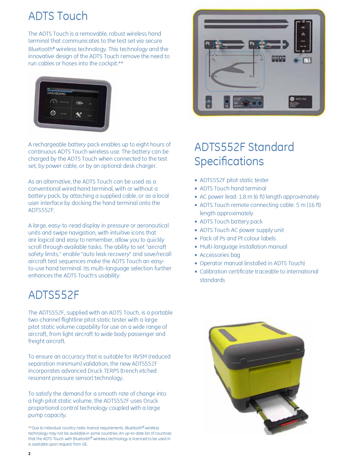 DRUCK ADTS552F 동정압 항공교정장비 (2CH) : 지니어스인더스트리 - 대한민국 No.1 산업장비 공급채널
