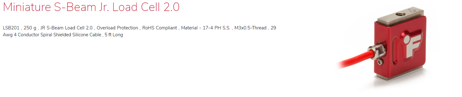 FUTEK LSB201 Miniature S-Beam Jr. Load Cell 2.0 : 지니어스인더스트리 - 대한민국 No.1 ...