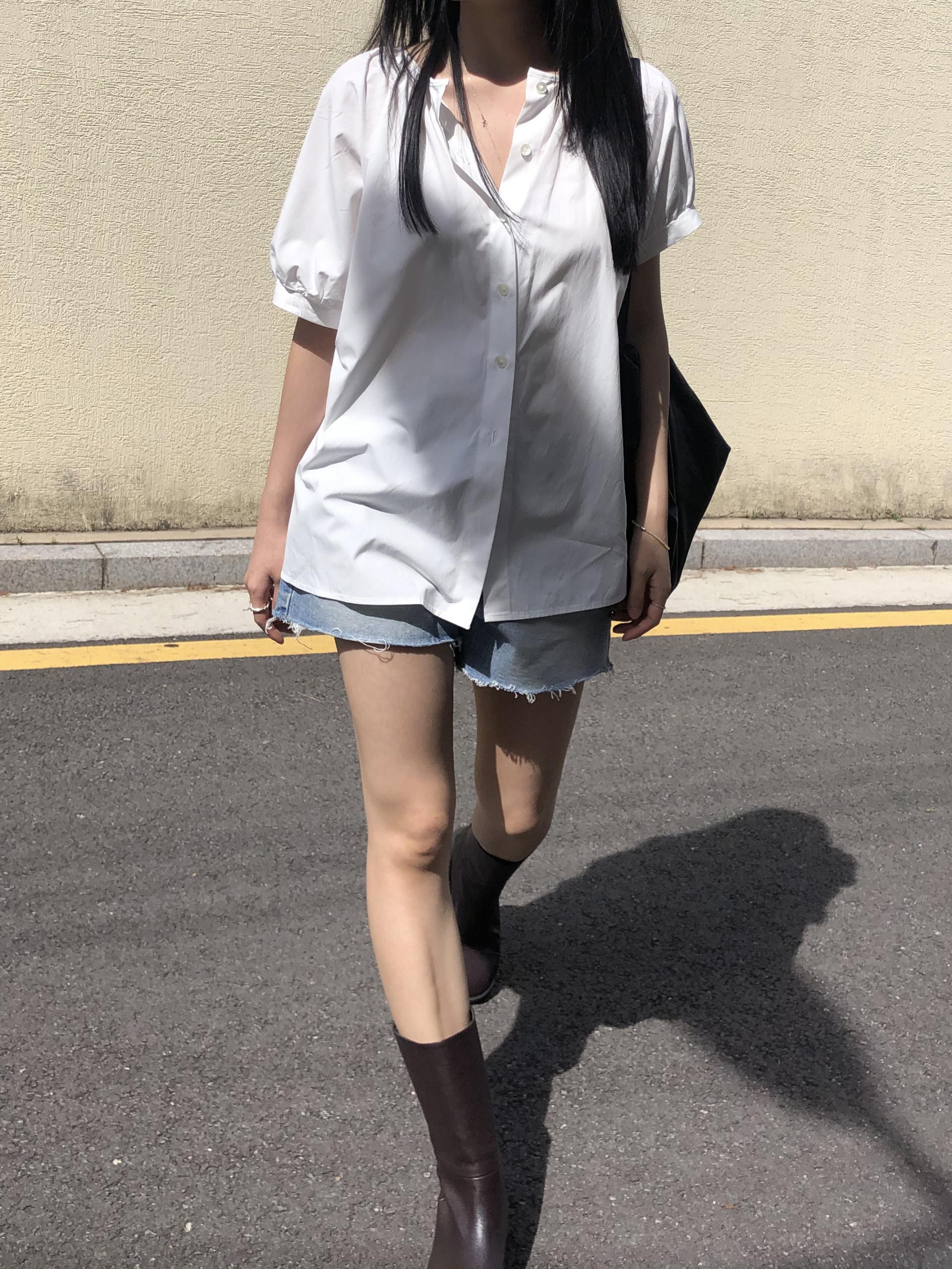 2-way button blouse : 씨유쑨