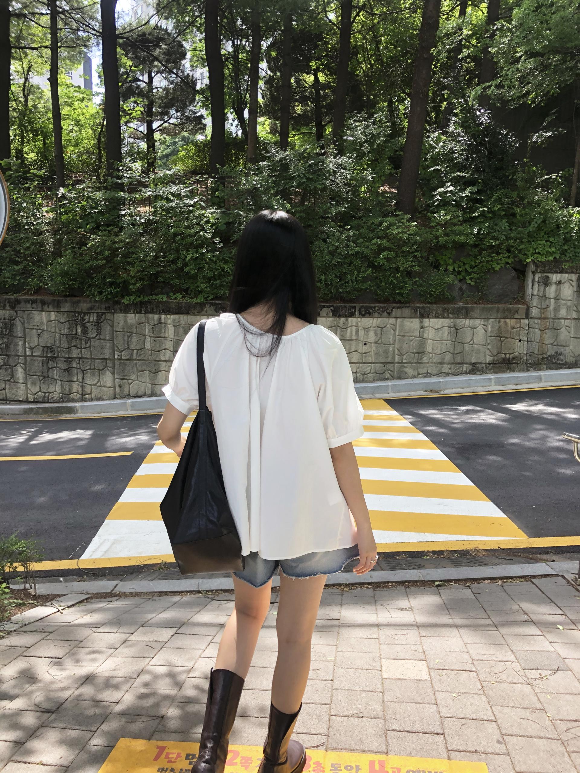 2-way button blouse : 씨유쑨