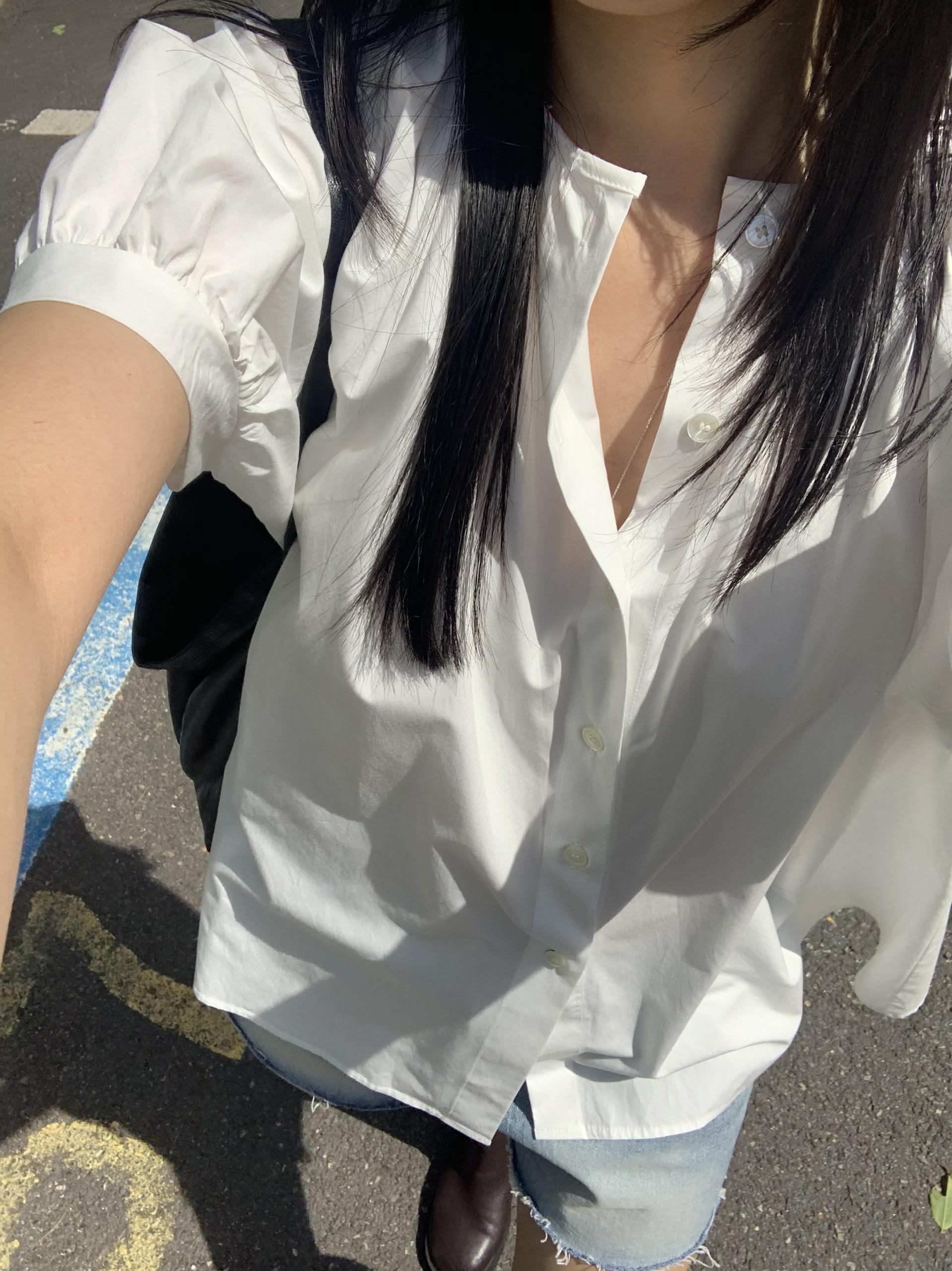 2-way button blouse : 씨유쑨