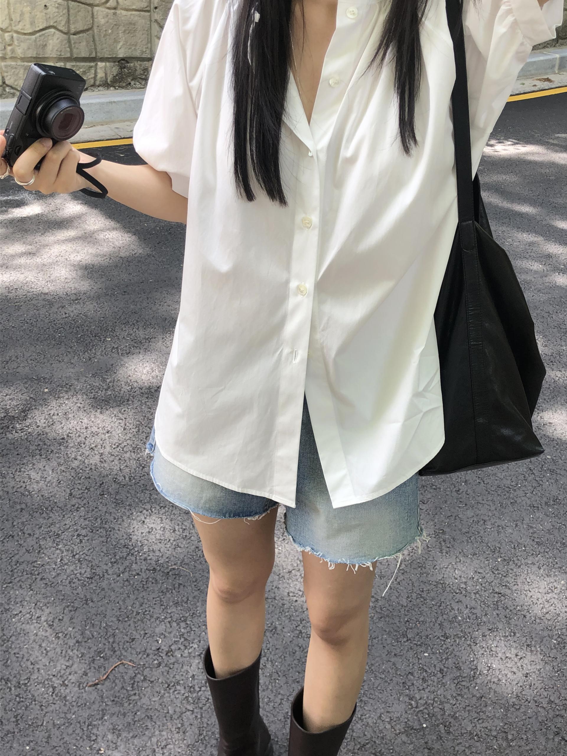 2-way button blouse : 씨유쑨