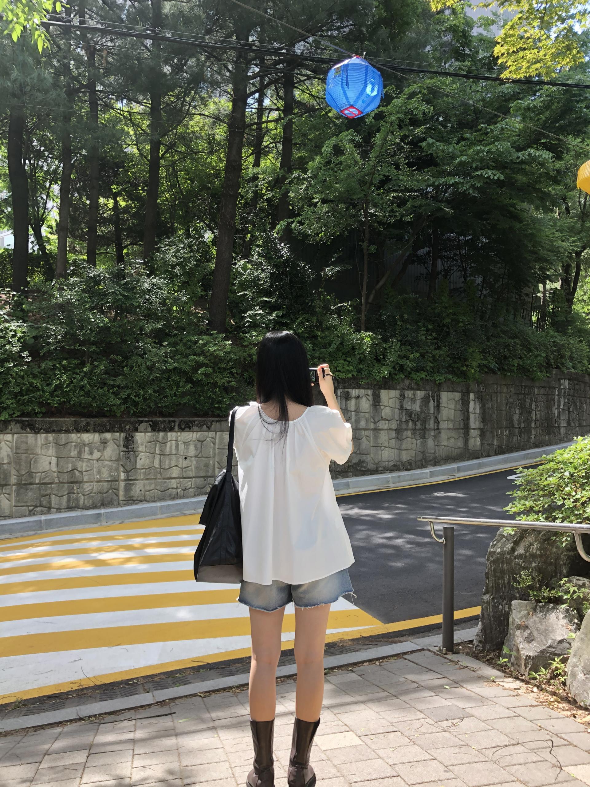 2-way button blouse : 씨유쑨