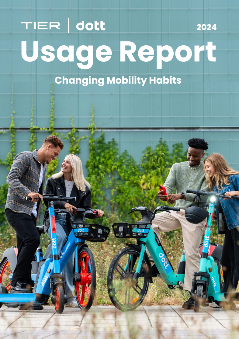 tier, dott usage report 2024 _ Changing Mobility Habits : 전기이륜차