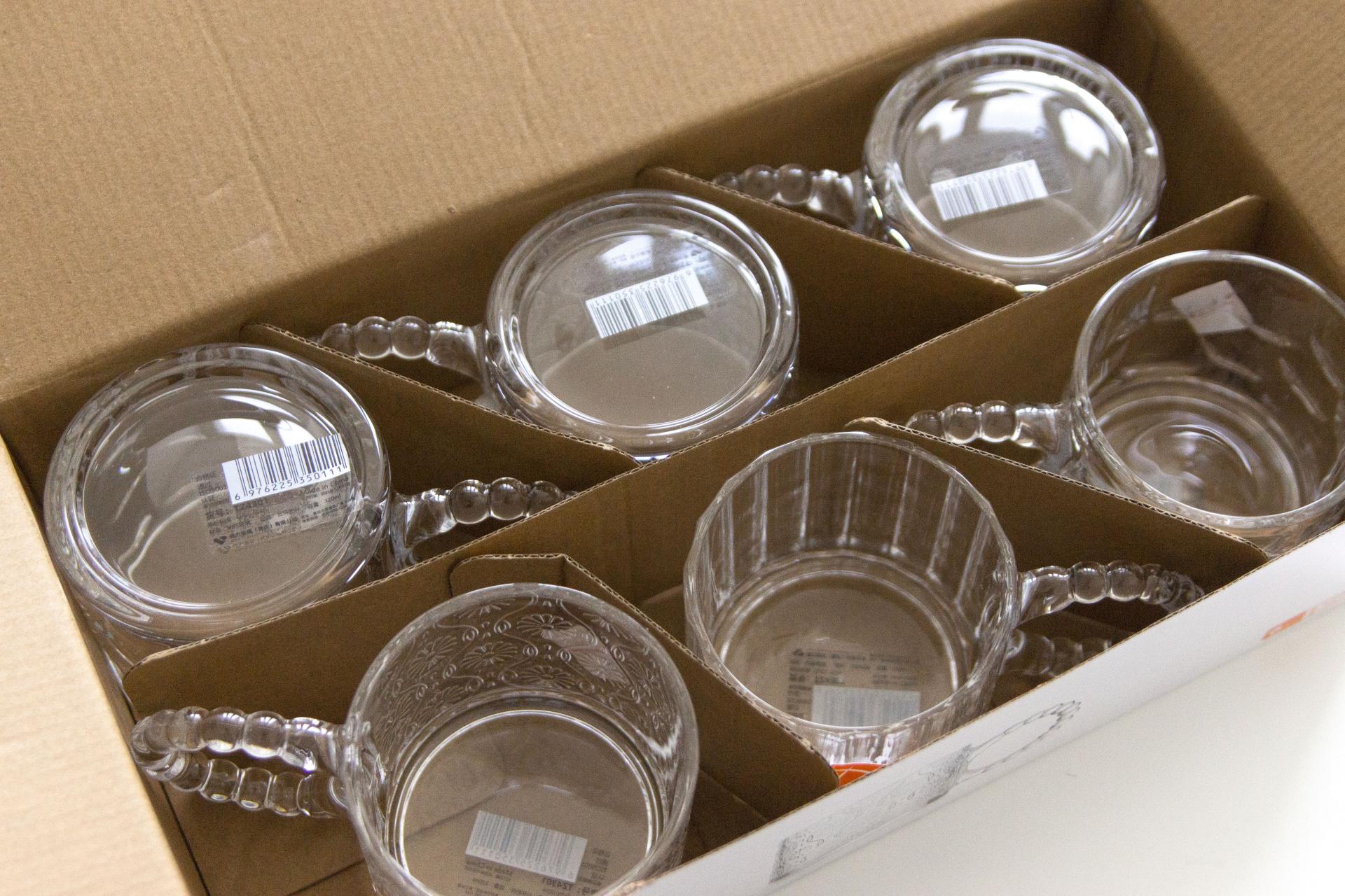 클라우드 볼 핸들 머그 패턴글라스 유리잔 320ml 6p 1set : URT 로뎀나무아래서B2B 남대문로뎀 인테리어소품B2B 빨대가방도매 스트롱백 빨대가방 초록샘 국제시장 ...