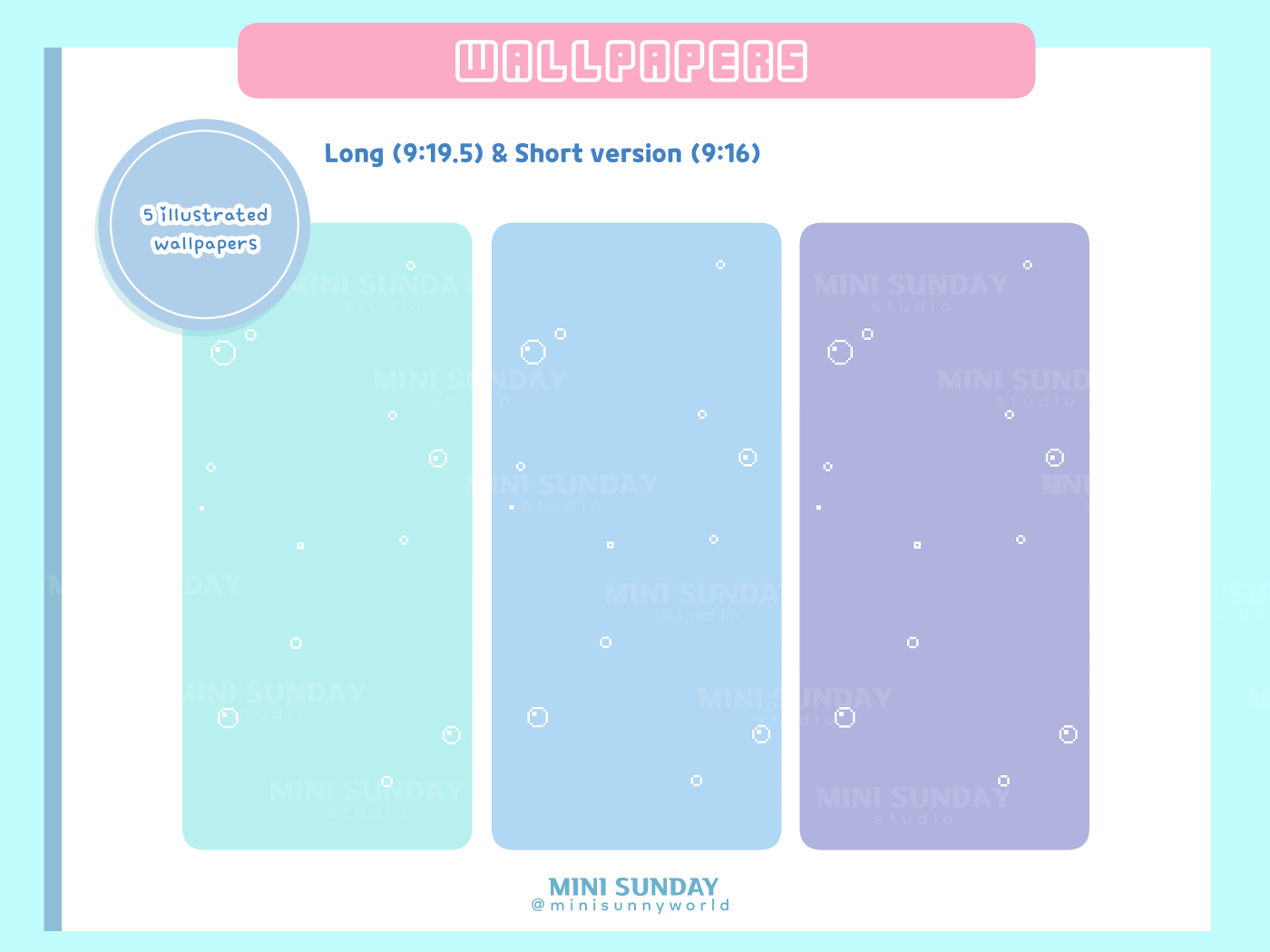 Ocean Is My Home Icon Pack : MINI SUNDAY studio