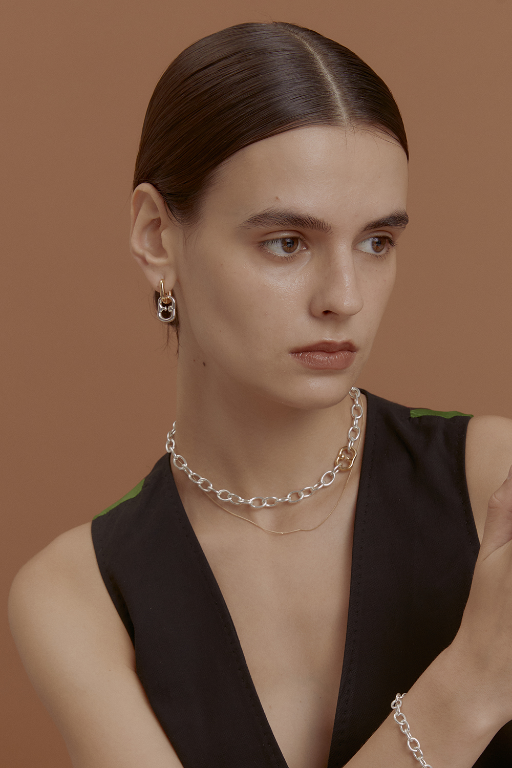 BOLD CHAIN LID NECKACE | ETERNAL JOURNEY