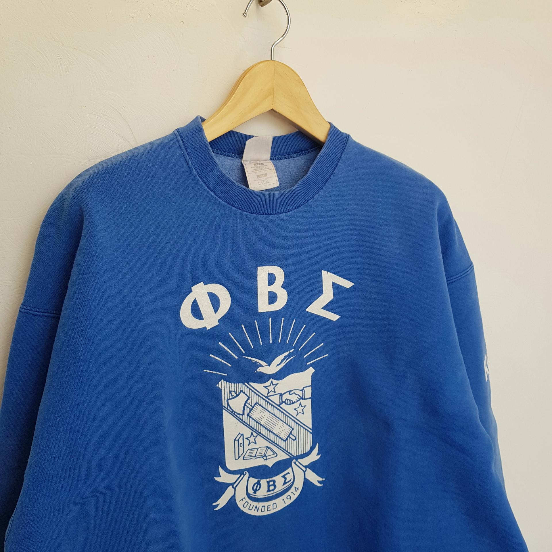 90s USA Phi Beta Sigma Heavy Sweatshirt : 커넥티드도어 connected door