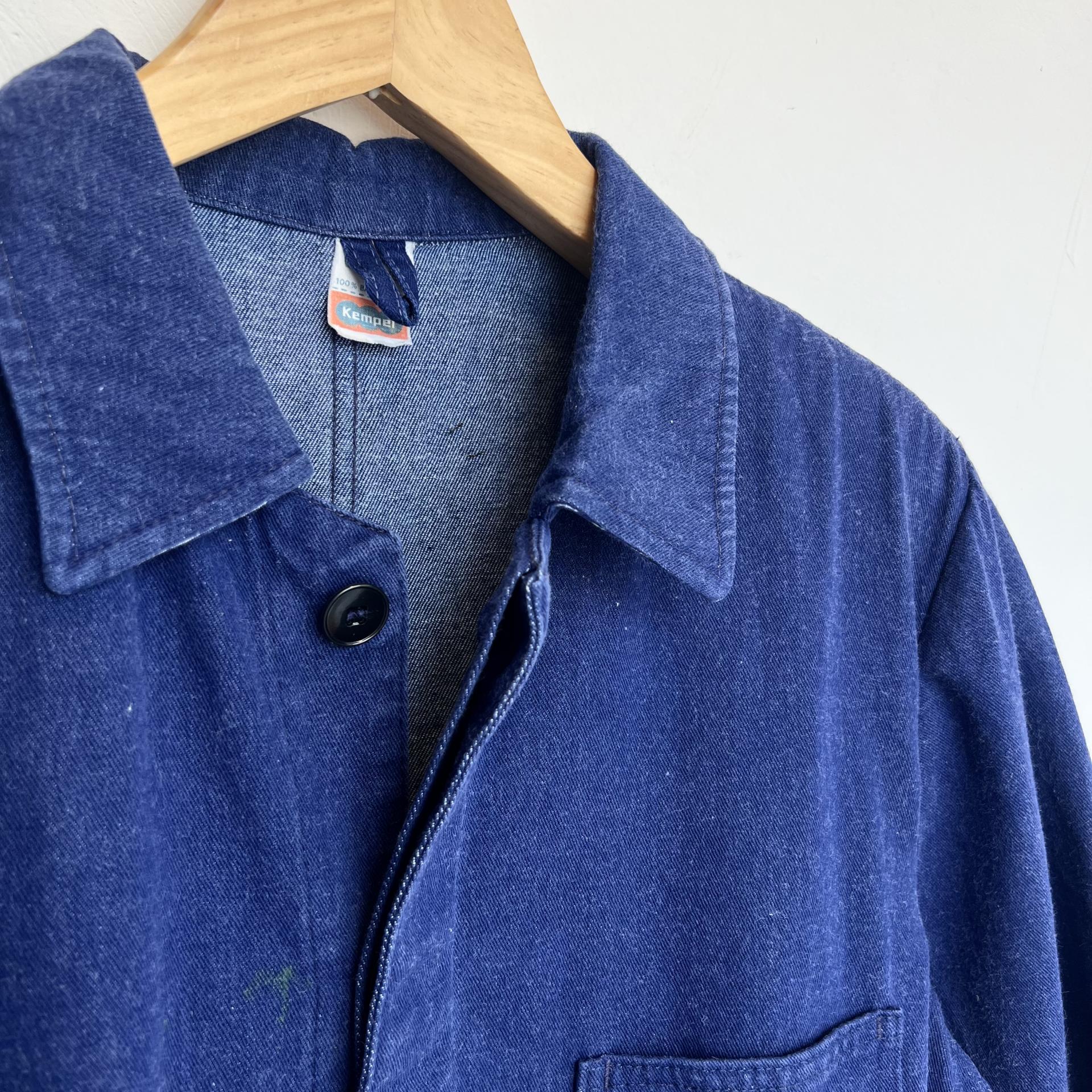 French work Jacket Indigo denim : 커넥티드도어 connected door