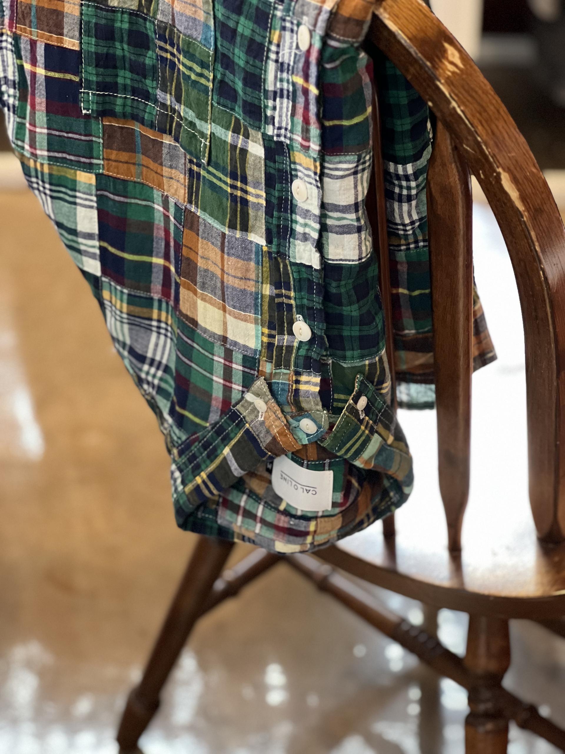 CAL O LINE Patchwork Shirt : 커넥티드도어 connected door